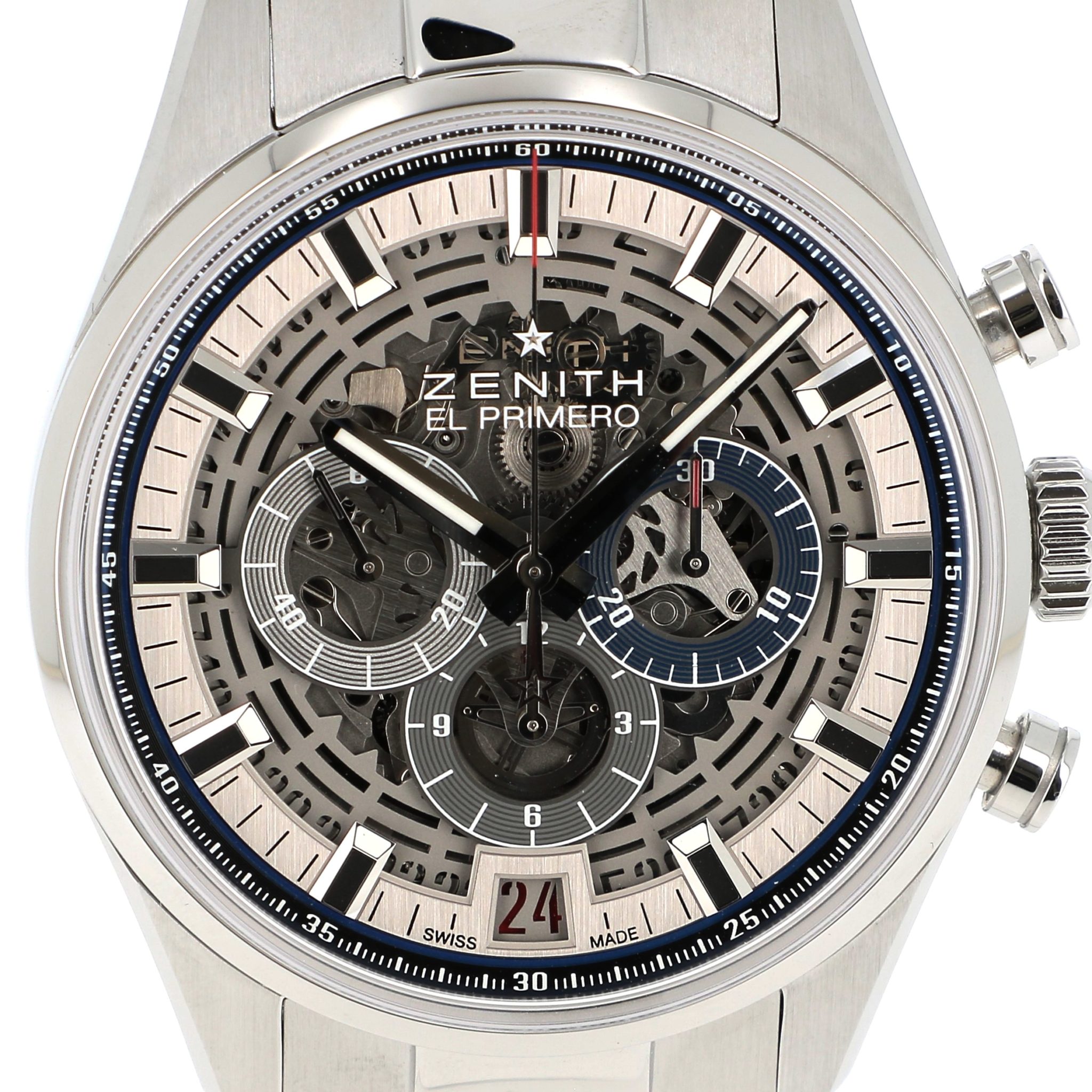 ZENITH El Primero Full Open Ref 03.2081.400/78 – Watch Montre Paris